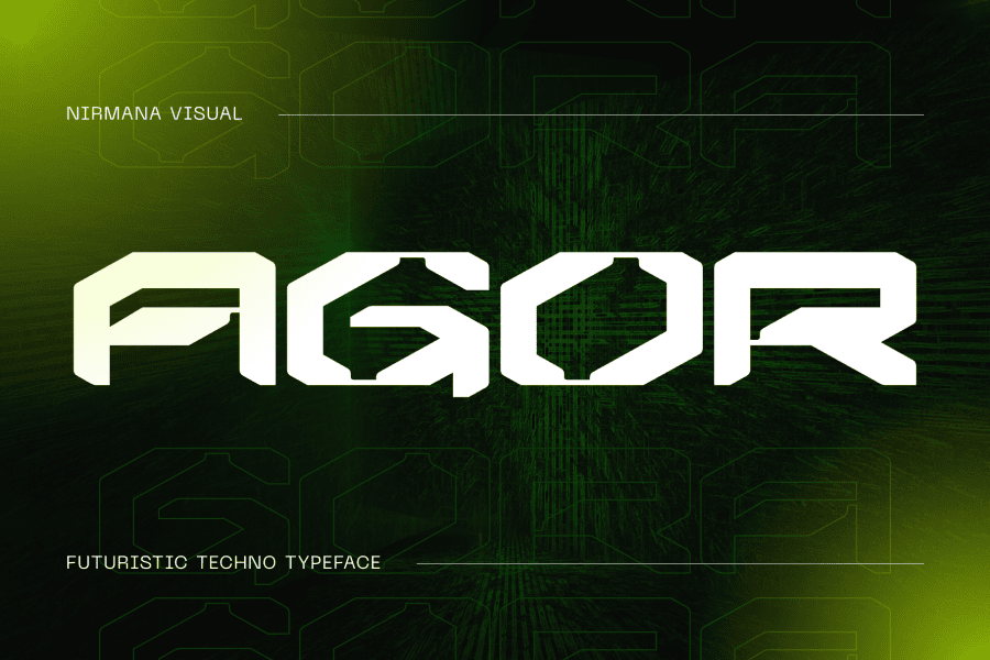 Agor Techno Demo Font · 1001 Fonts