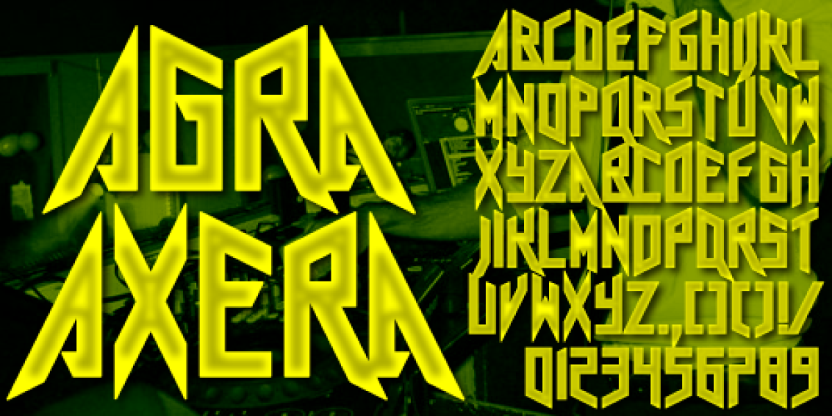 Agra Axera Font · 1001 Fonts