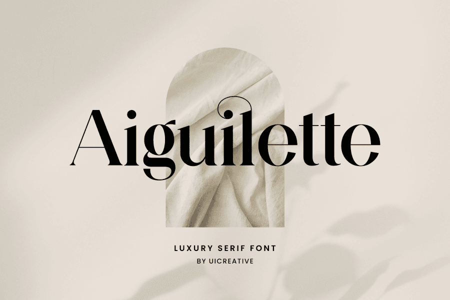 Aiguilette Font · 1001 Fonts