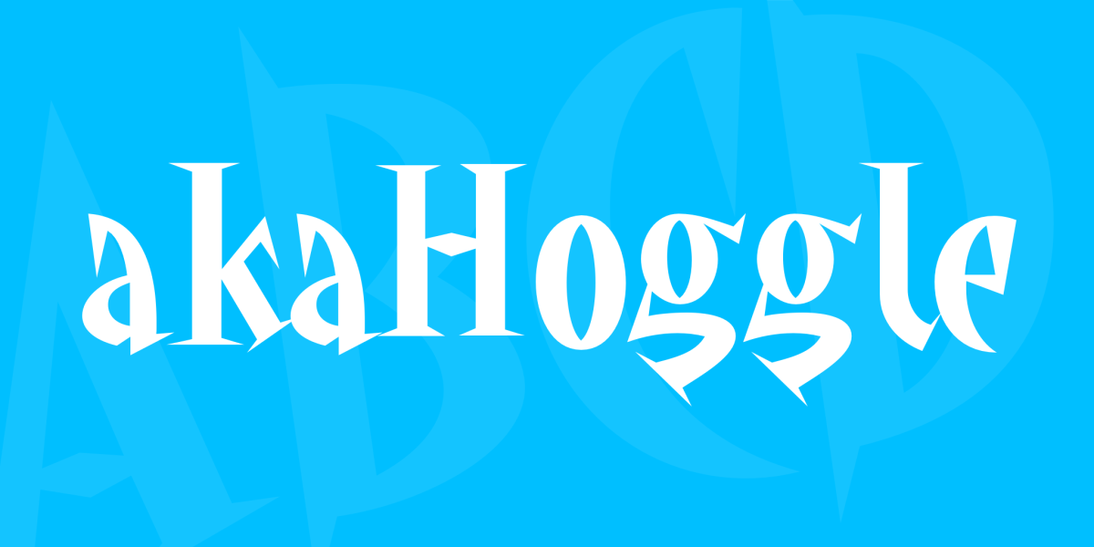 akaHoggle Font · 1001 Fonts