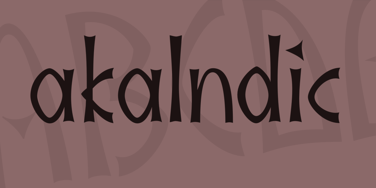 akaIndic Font · 1001 Fonts