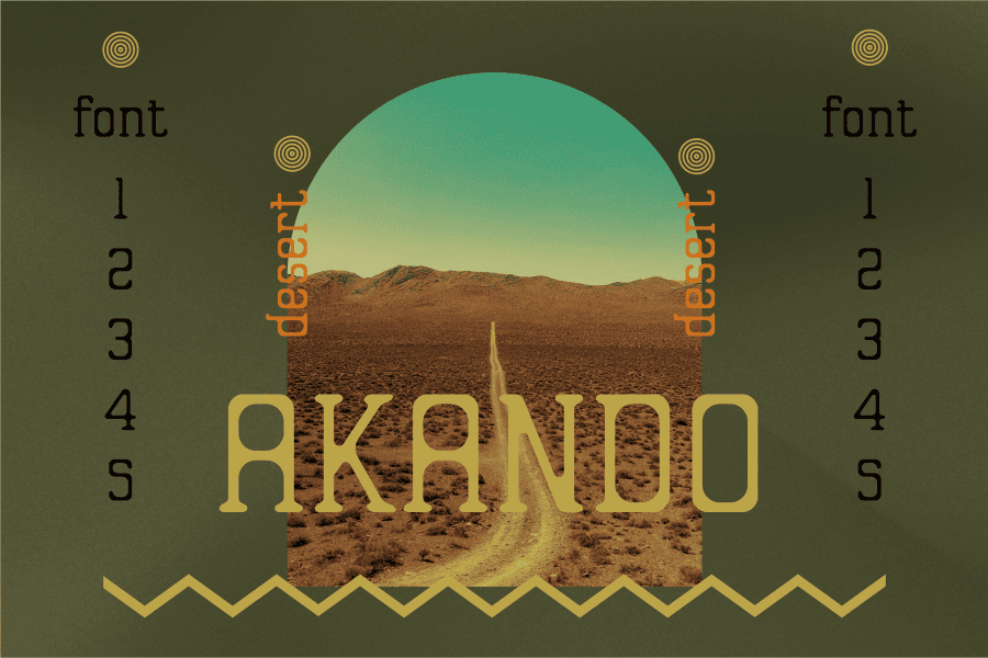 Akando Font · 1001 Fonts