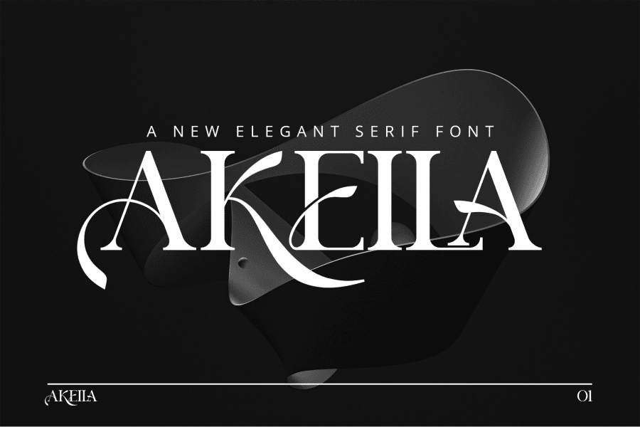 Akeila Font · 1001 Fonts