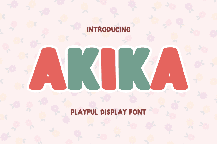 AKIKA Font · 1001 Fonts