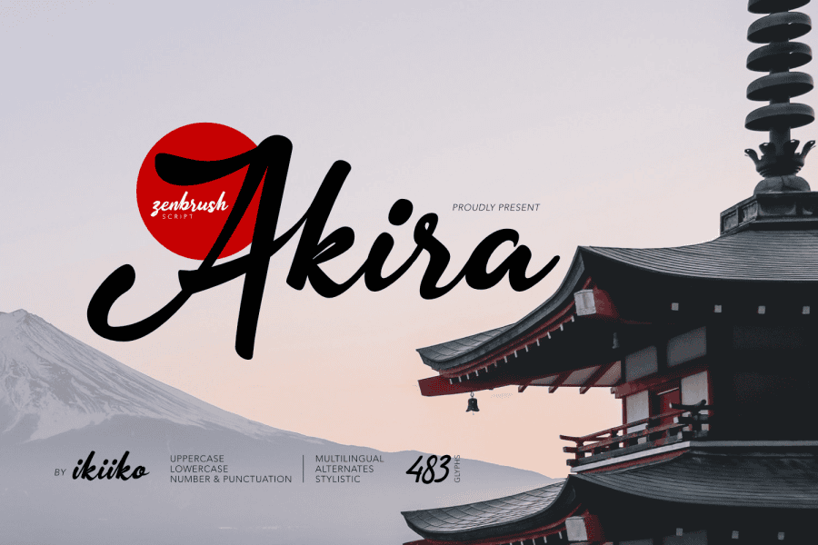 Akira Font · 1001 Fonts