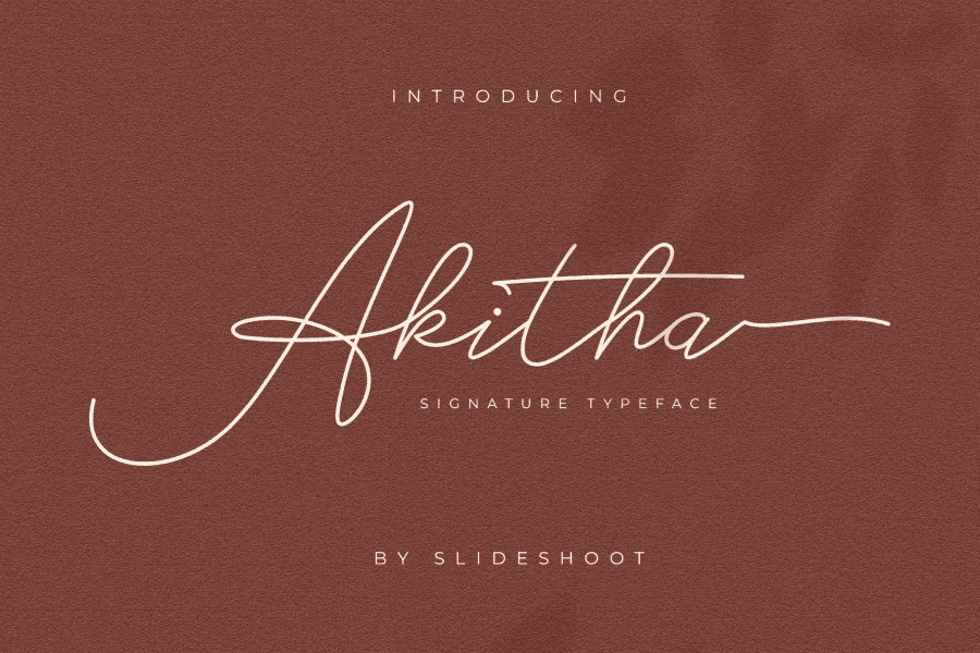 Akitha Font · 1001 Fonts