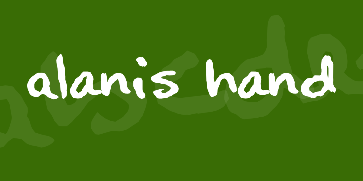 Alanis Hand Font · 1001 Fonts
