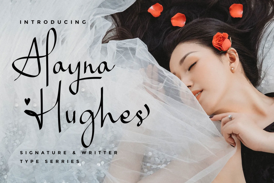 Alayna Hughes Font · 1001 Fonts