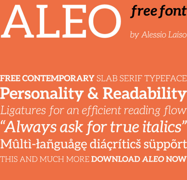 Aleo Font Family · 1001 Fonts