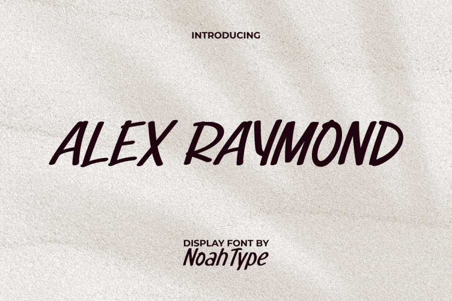 Alex Raymond Demo Font · 1001 Fonts