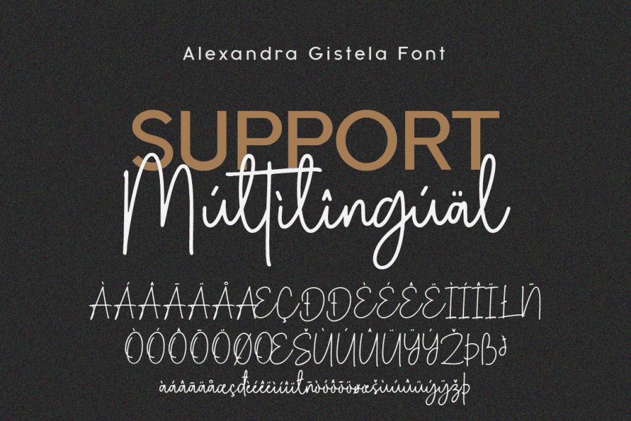 Alexandra Gistela Font · 1001 Fonts