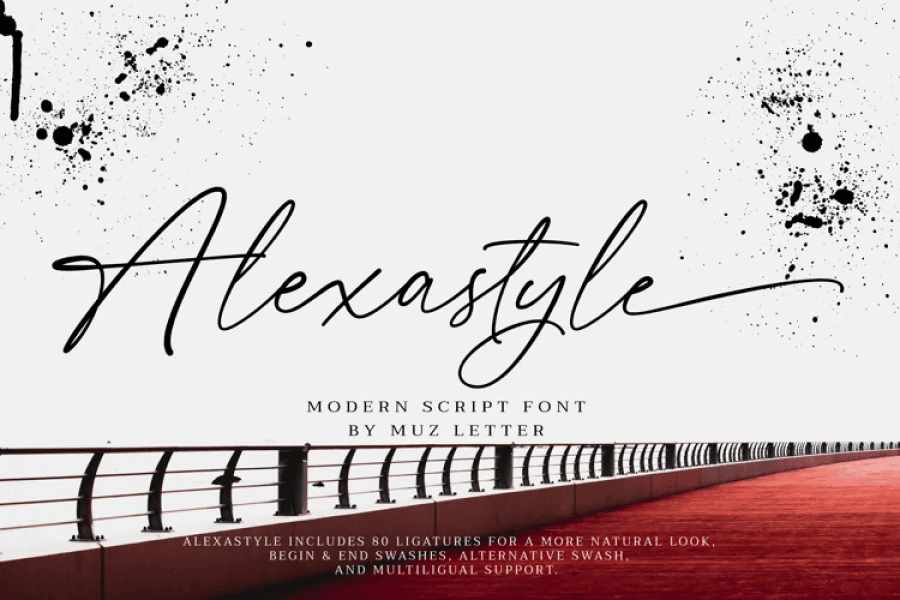 Alexastyle Font · 1001 Fonts