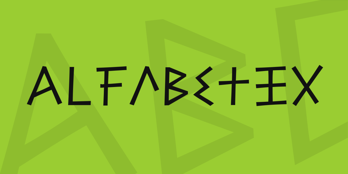 Alfabetix Font · 1001 Fonts