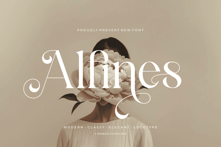Alfines Font · 1001 Fonts