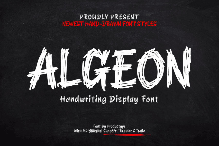 2 Free Chalk, Entertainment, Outlined Fonts · 1001 Fonts