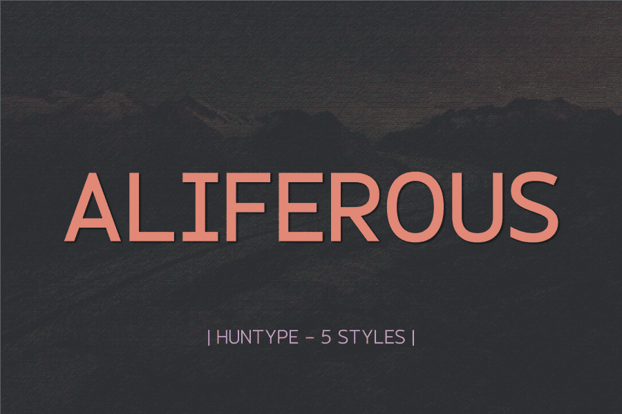 Aliferous Font · 1001 Fonts