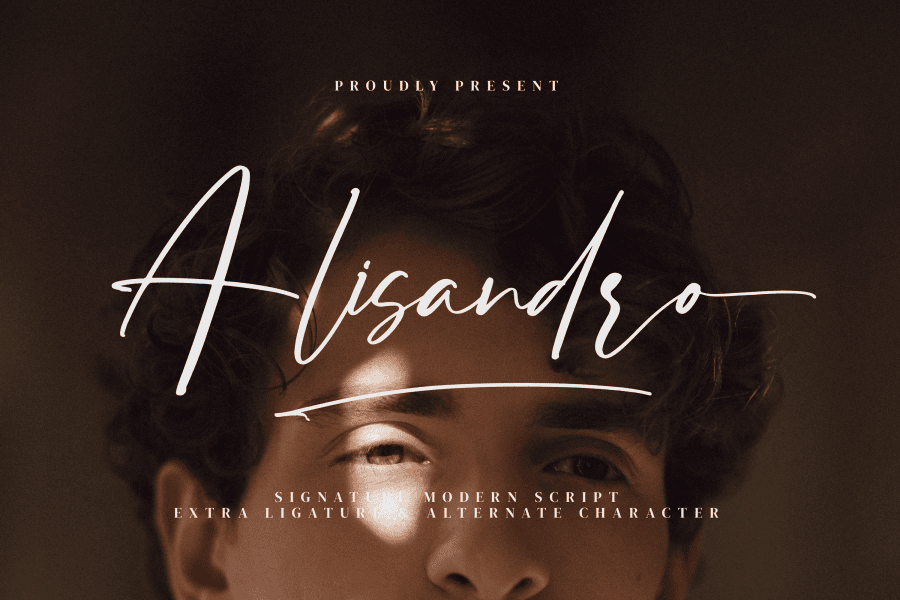 Alisandro Font Family · 1001 Fonts