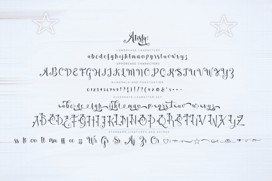 Alista Font Family · 1001 Fonts