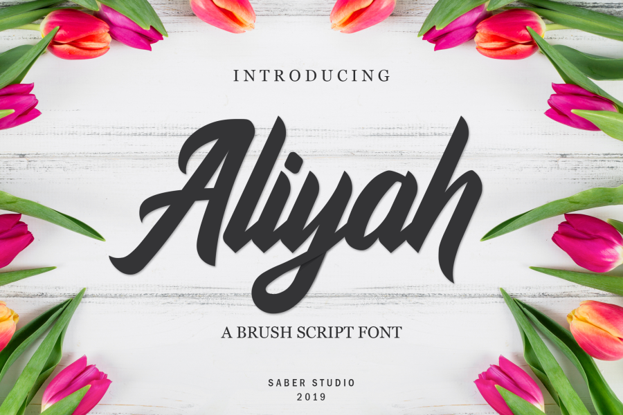 Aliyah Font · 1001 Fonts
