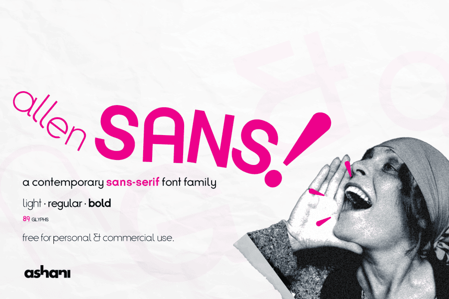 Allen Sans Font Family · 1001 Fonts