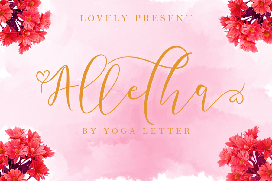 Alletha Font · 1001 Fonts