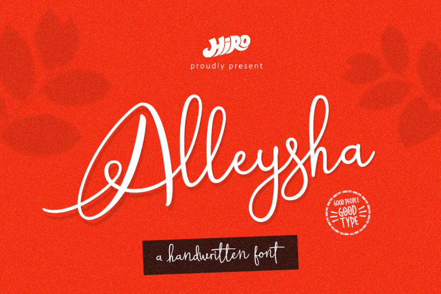 Alleysha Font · 1001 Fonts