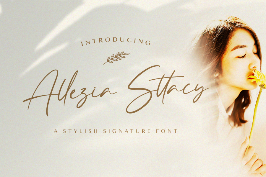 Allezia Sttacy Font · 1001 Fonts