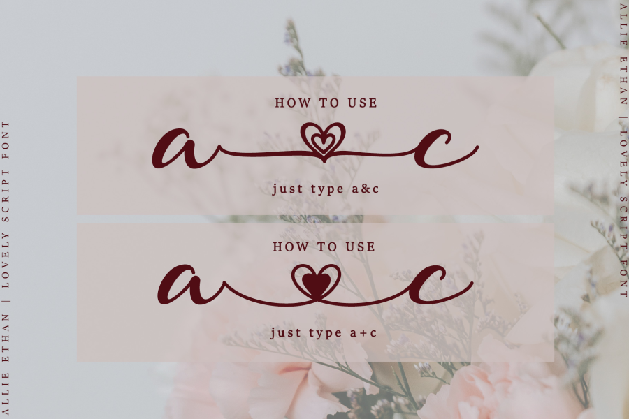 Allie Ethan Font · 1001 Fonts