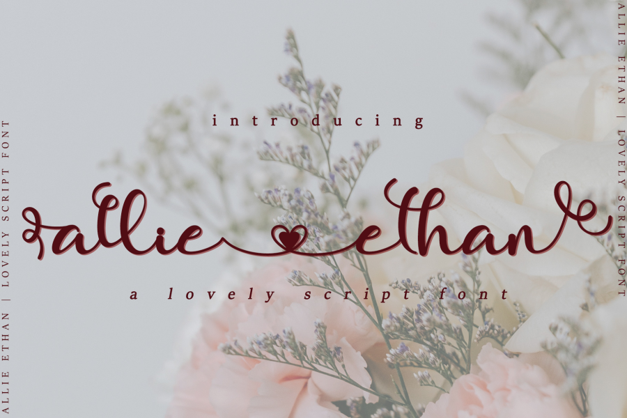 Allie Ethan Font · 1001 Fonts
