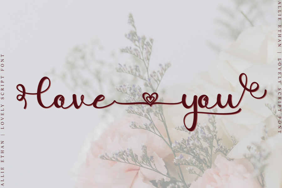 Allie Ethan Font · 1001 Fonts