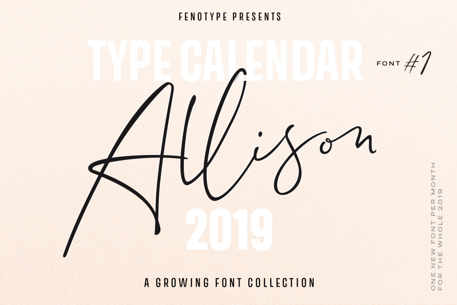 Allison Script Font · 1001 Fonts