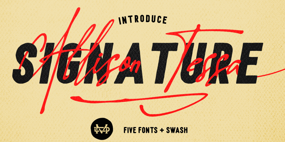 Allison Tessa Font · 1001 Fonts