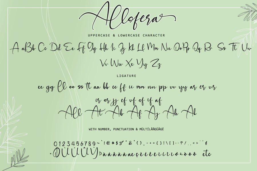 Allofera Font · 1001 Fonts