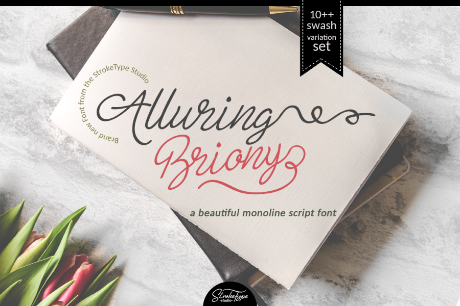 Alluring Briony Font · 1001 Fonts