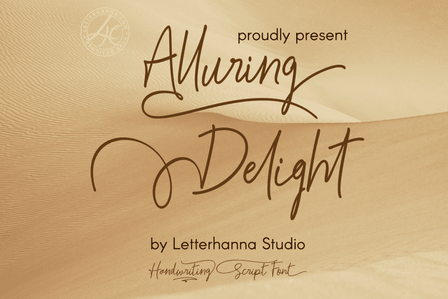 Alluring Delight Free Font · 1001 Fonts