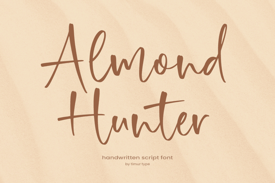 Almond Hunter Font · 1001 Fonts