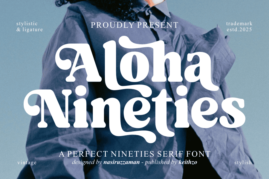 Aloha Nineties Font · 1001 Fonts