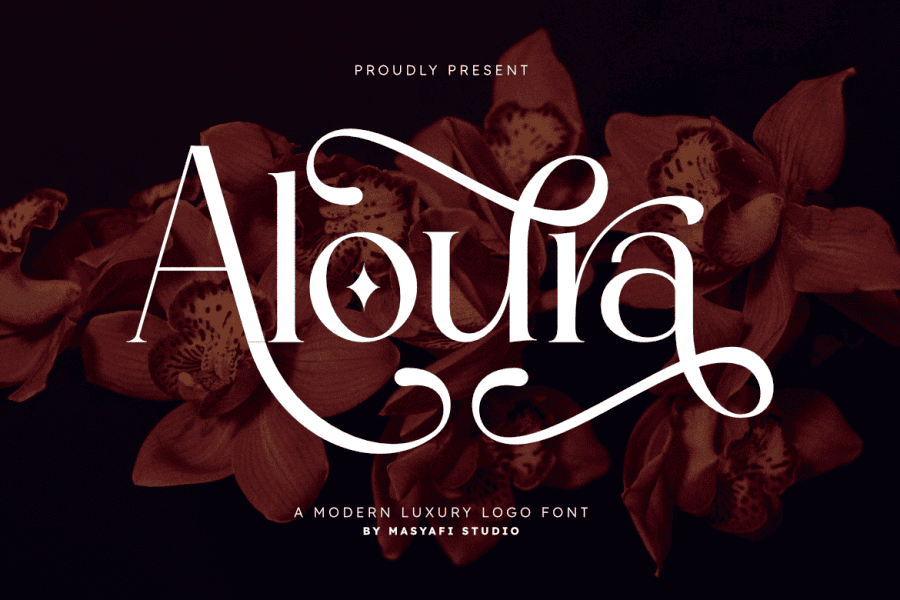 Aloura Font · 1001 Fonts