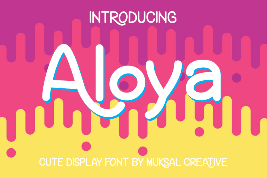 Aloya Font · 1001 Fonts