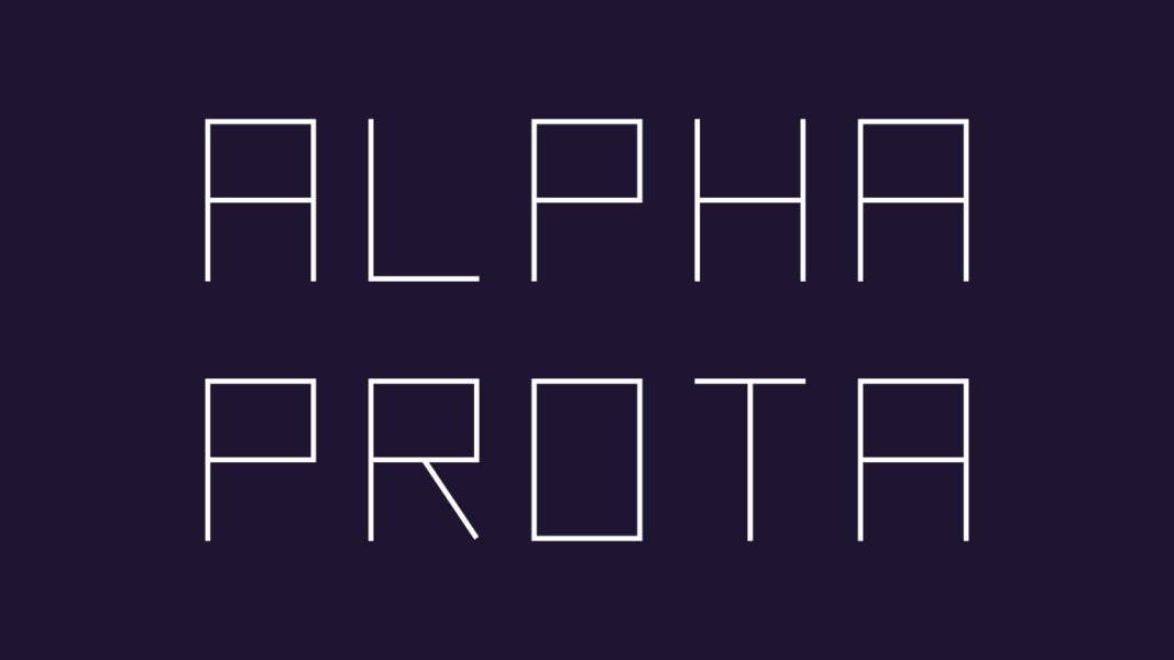 Alpha Prota Font · 1001 Fonts