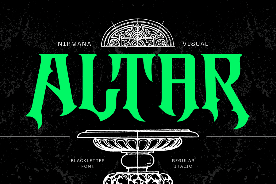 Altar Gothic Demo Font · 1001 Fonts