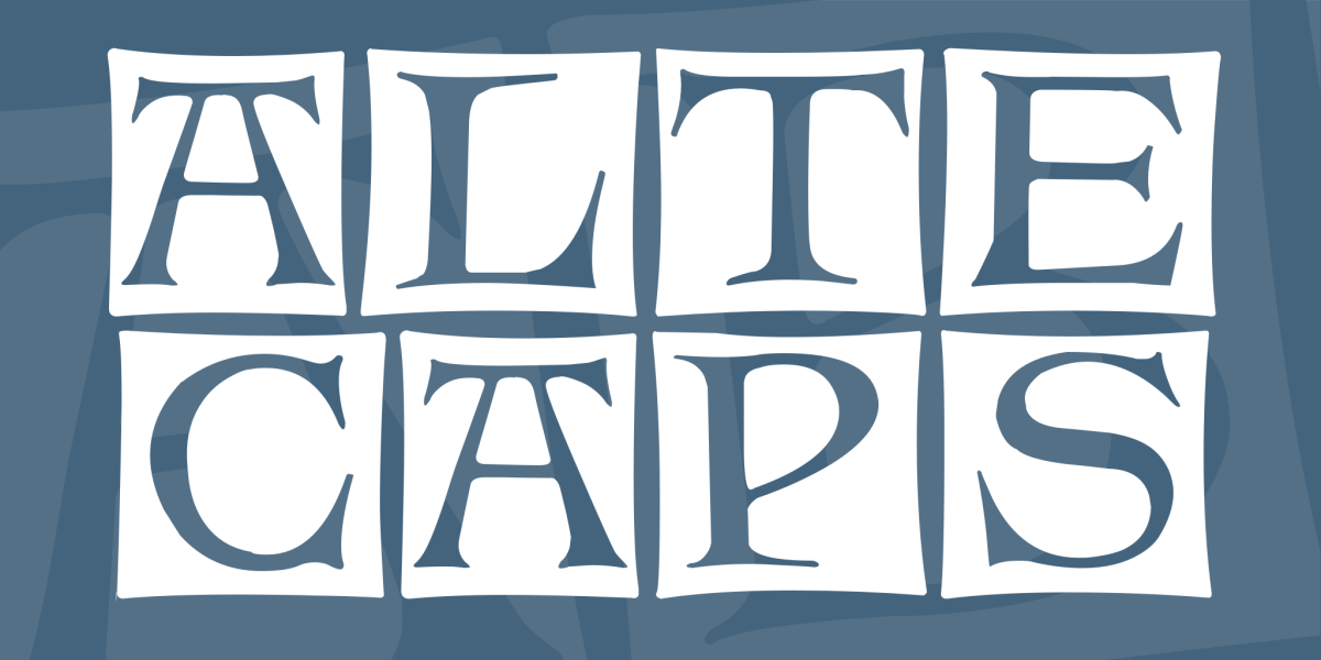 Alte Caps Font · 1001 Fonts
