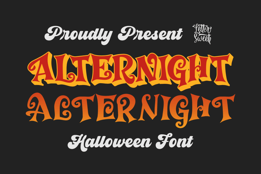 1 Free Pumpkin, Retro Poster Font · 1001 Fonts