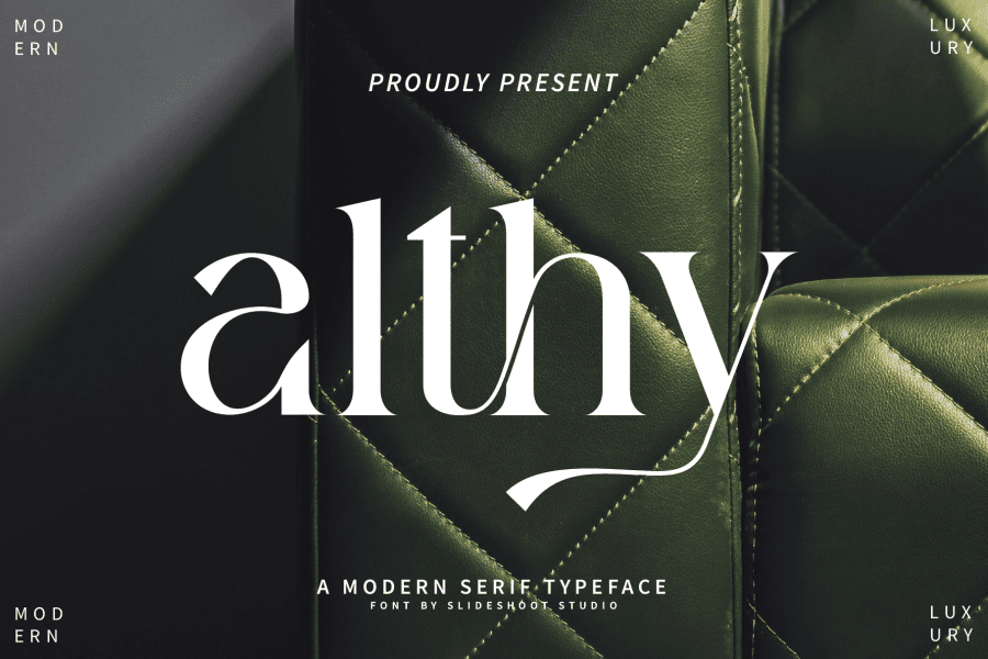 Althy Font · 1001 Fonts