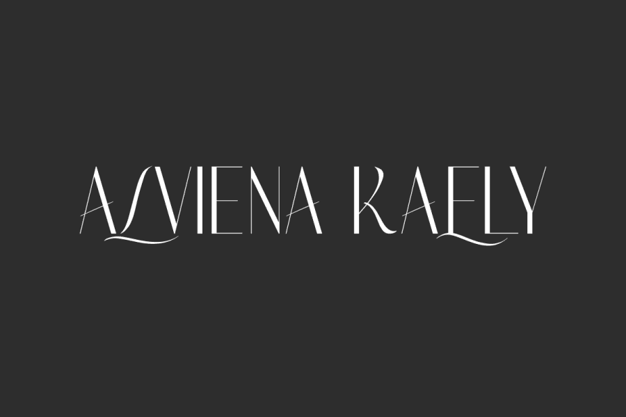 Alviena Kaely Demo Font · 1001 Fonts