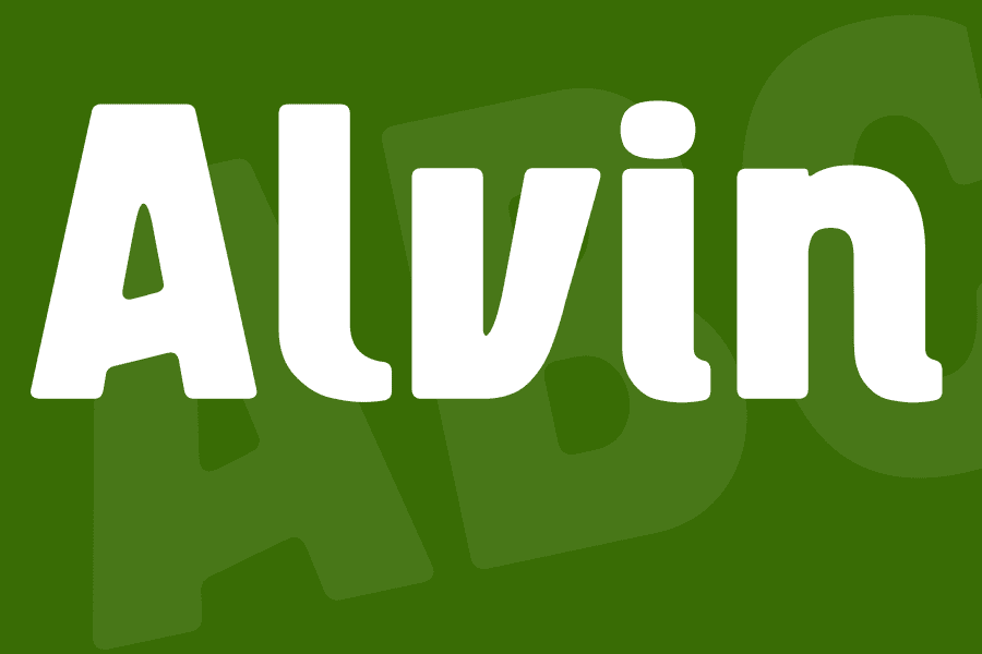 Alvin Font · 1001 Fonts