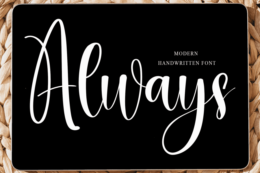Always Font · 1001 Fonts