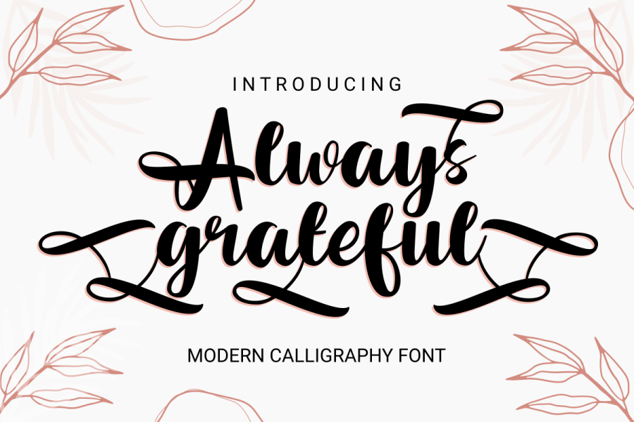 Always Grateful Font · 1001 Fonts