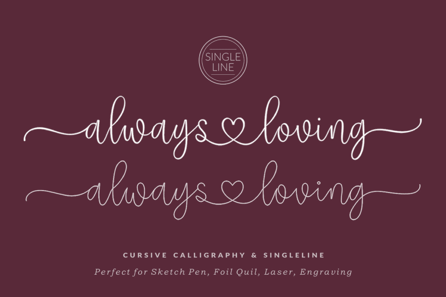 Alwaysloving Font · 1001 Fonts