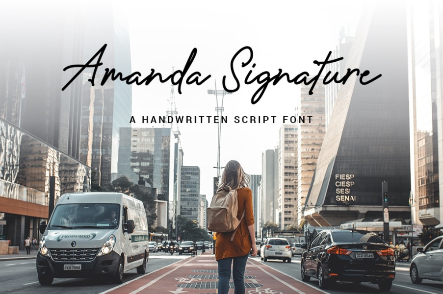 Amanda Signature Font · 1001 Fonts
